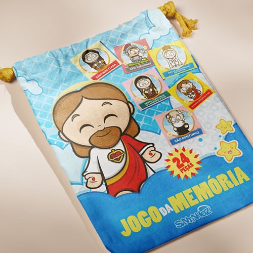 Memory Game in MDF – Catholic Saints – Gesto de Amor e Fe